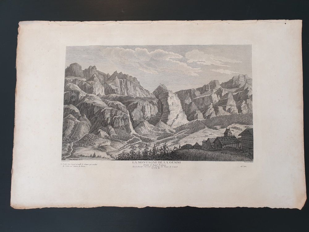 Kupferstich Gemmi, ca 1780 (Gebraucht) in Bern für CHF 11 – mit Lieferung auf Ricardo kaufen