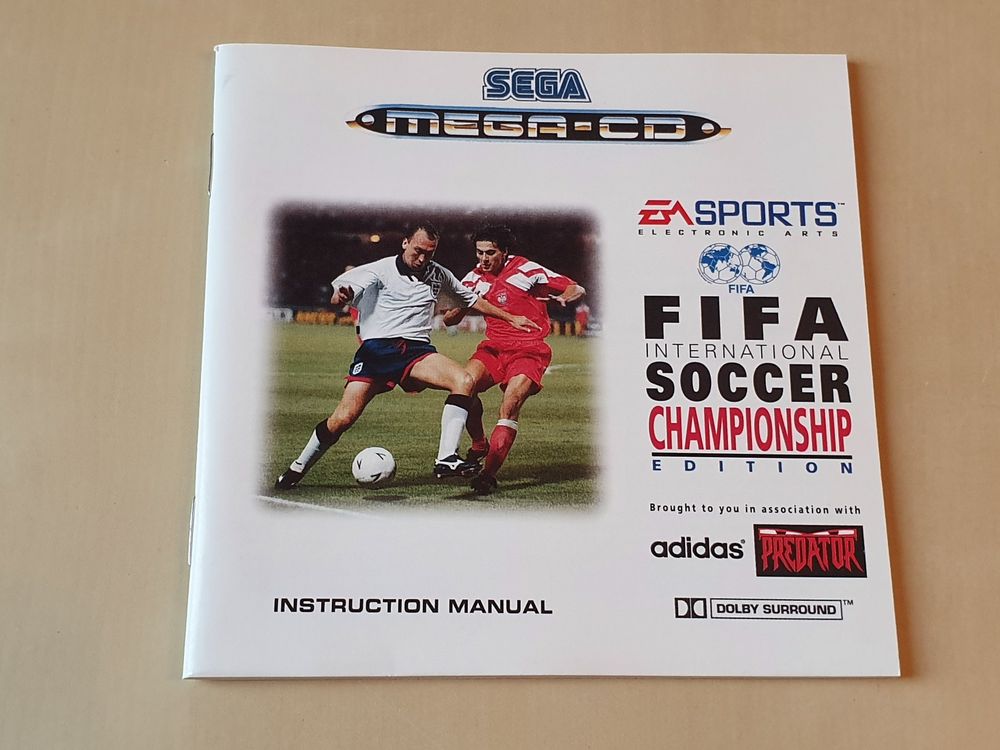 Anleitung FIFA International Soccer Sega Mega CD Deutsch (Gebraucht) in ...
