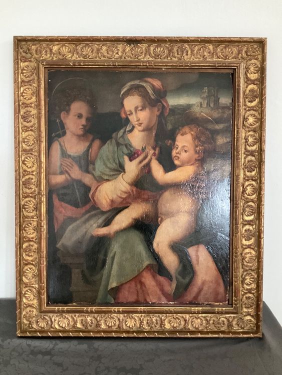 Antique Tableau peinture sur panneaux 17emes siècles (Gebraucht) in ...