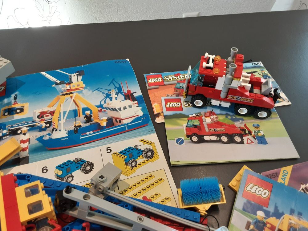 Alte LEGO Sammlung mit alten Plänen ab 1.-- !!!! | Kaufen auf Ricardo