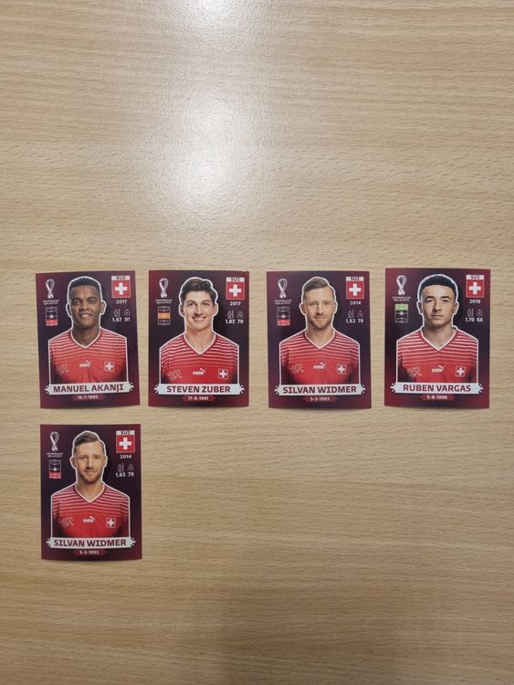 Panini Bilder Schweiz WM 2022 | Kaufen auf Ricardo