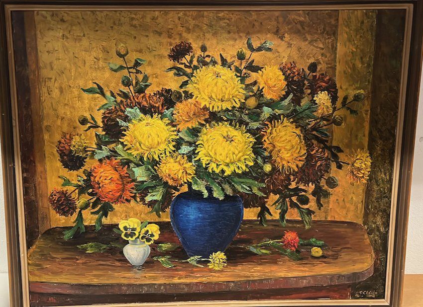 Gemälde grosse Stilleben, signiert Otto Clénin (ID C22) (Gebraucht) in Gelterfingen für CHF 76 ...