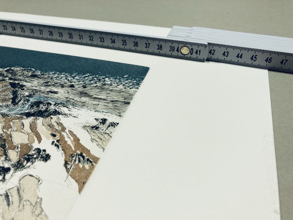 Marc Jurt La riviére de Sayan Radierung Aquatinta Grafik Dru (Gebraucht ...