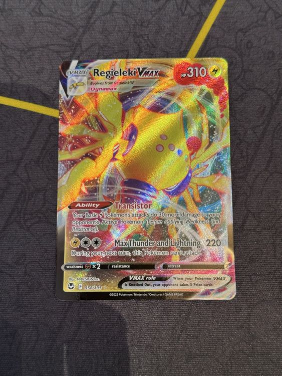 Pokemon Karte Regieleki Vmax 058/198 Rainbow Rare (Neu (gemäss Beschreibung)) in Hurden für CHF ...