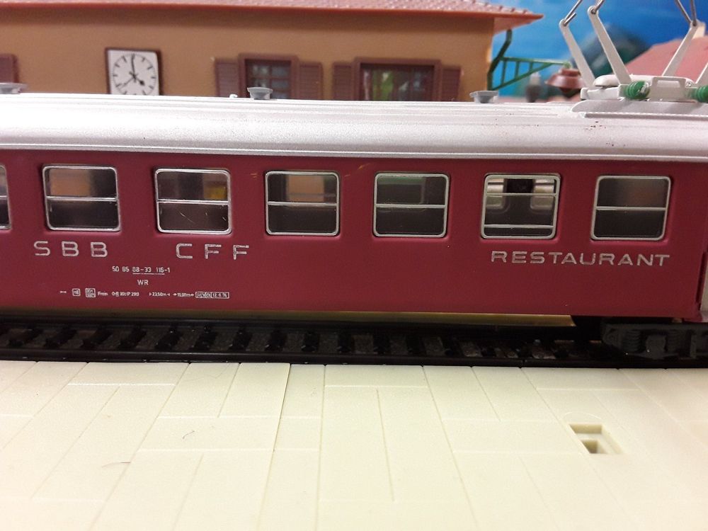 Modelleisenbahn _ HAG _ SBB CFF Restaurant _ Spur H0 | Kaufen auf Ricardo