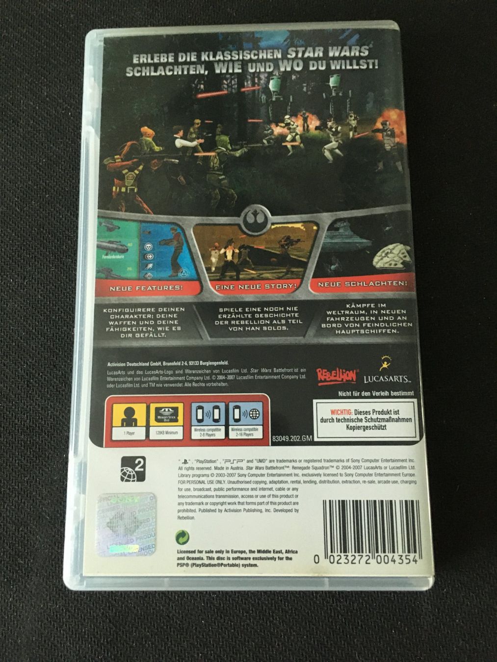 Star Wars Battlefront Renegade Squadron für PSP (Gebraucht) in St ...