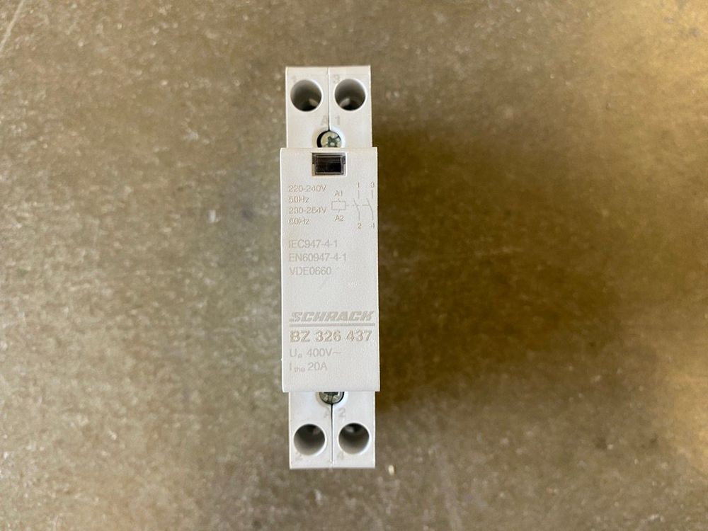 🔴 Installationsschütz SCHRACK 12x Stück BZ 326 437 /673x (Neu und ...