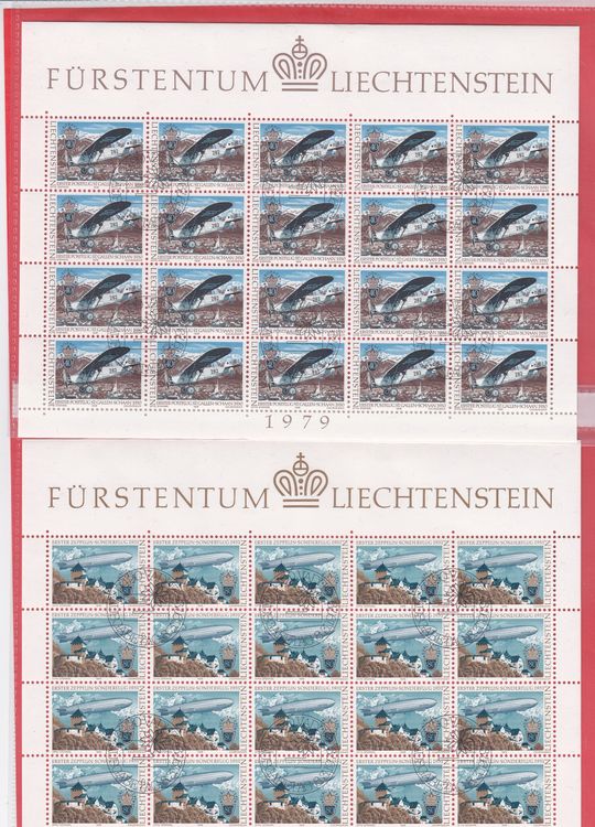 1966 -1981 Lichtenstein LOT 16 Stück Kleinbögen ERSTTAG (Neu (gemäss Beschreibung)) in Adliswil ...