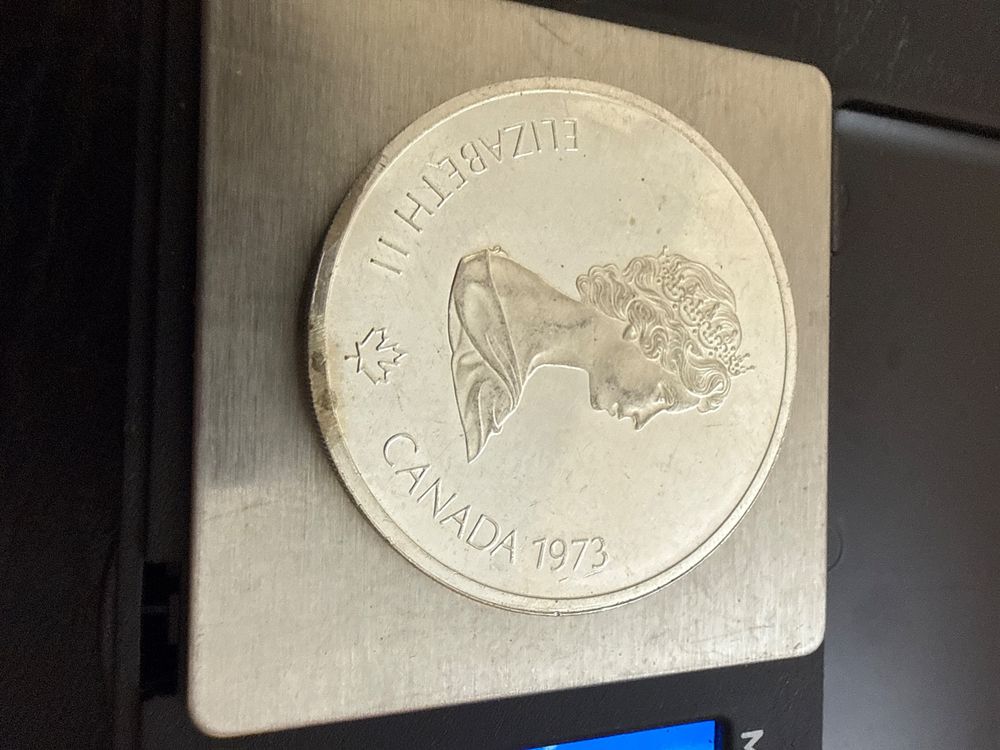1973 CANADA Elizabeth II Olympics Montreal City echt Silber (Gebraucht ...