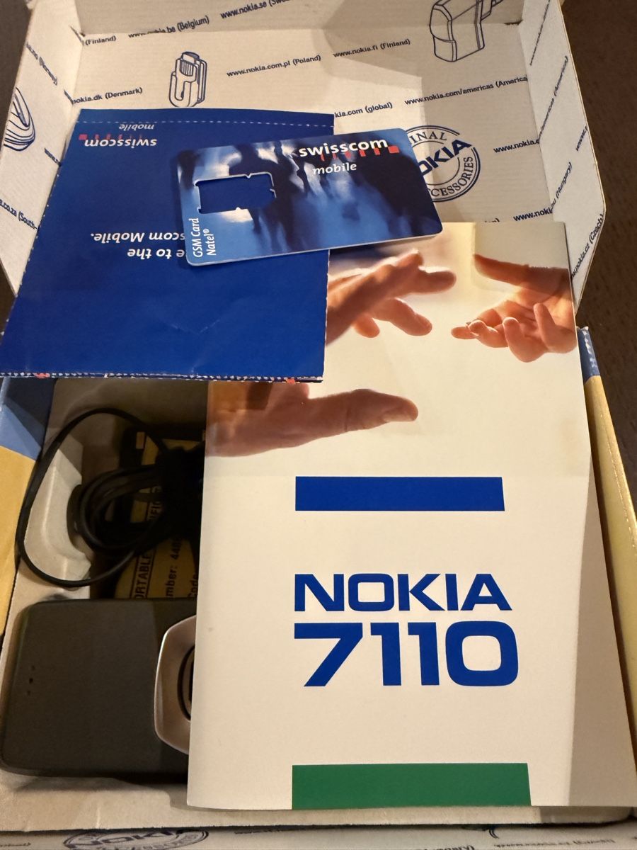 Nokia 7110 mit original Verpackung (Gebraucht) in Niederbuchsiten für ...