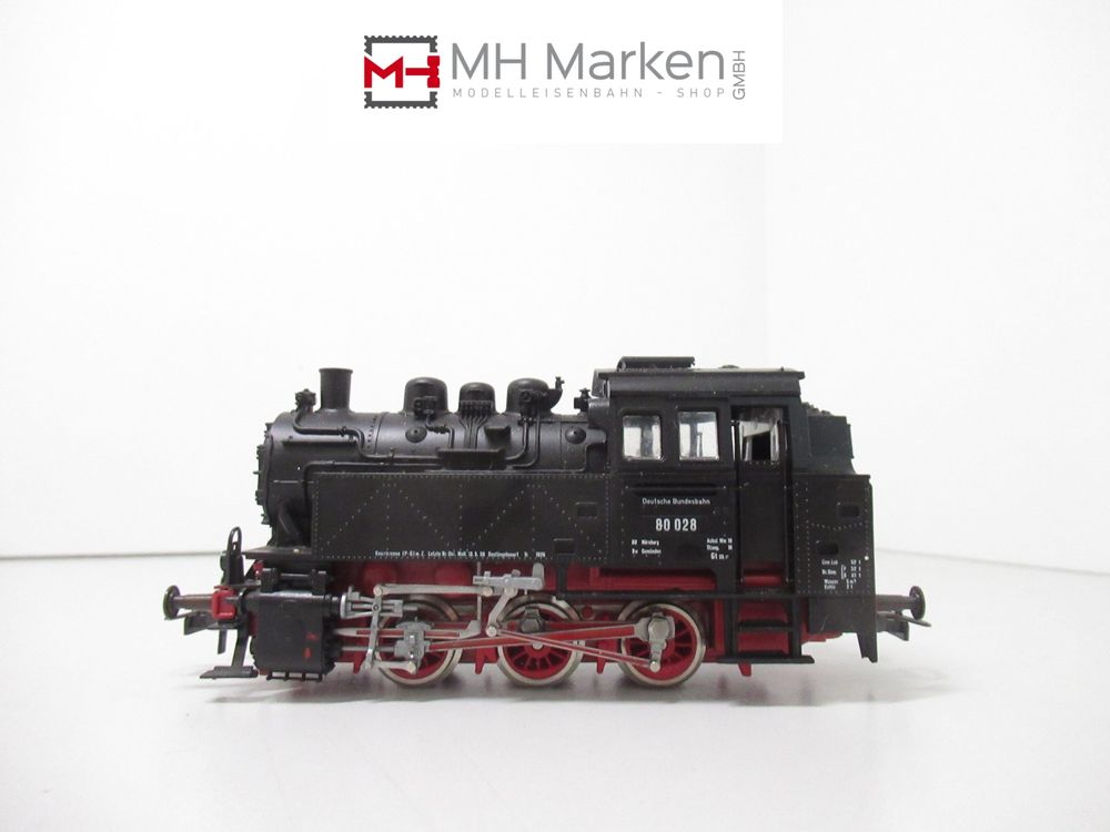 Roco 04114 Dampflok BR80 Deutsche Bahn Gleichstrom Analog H0 (Gebraucht ...