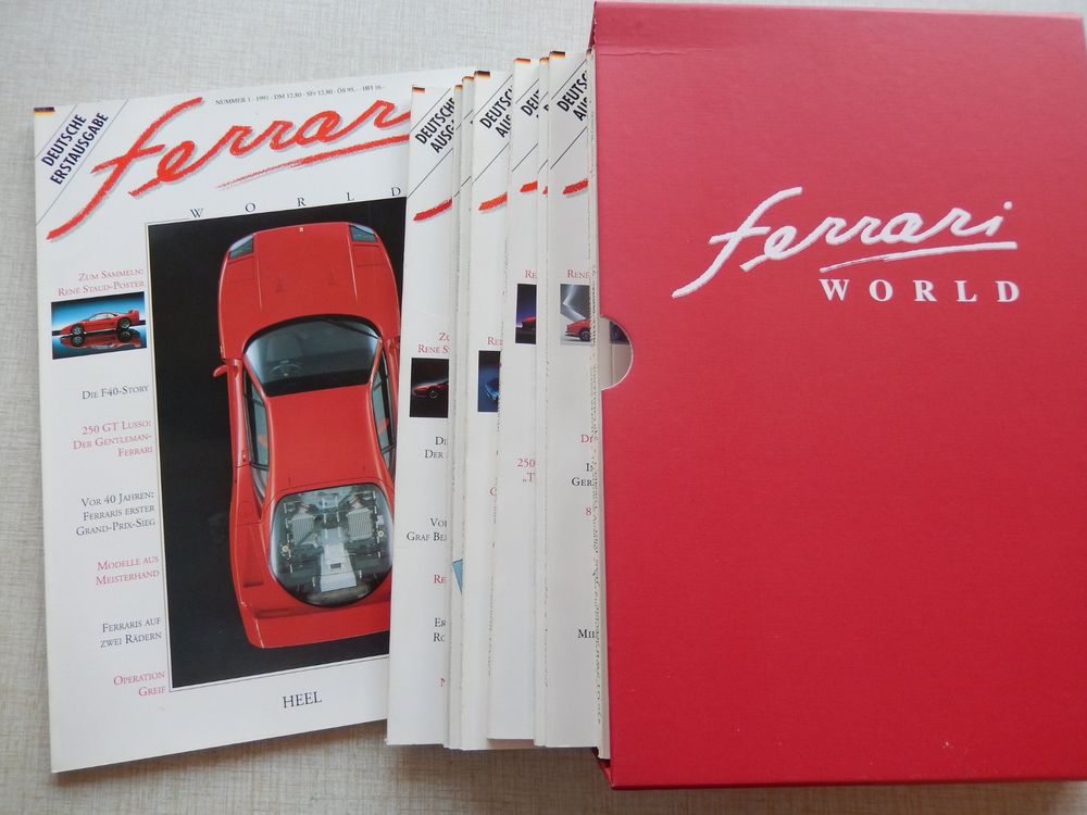 FERRARI World - die Kult Magazine - komplett No 1-100 ! (Gebraucht) in ...