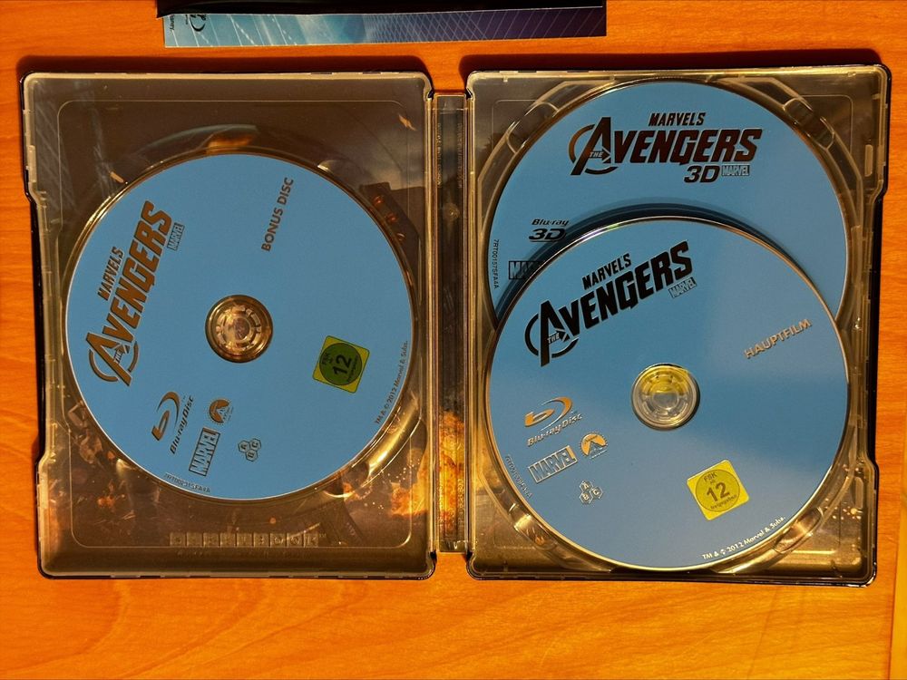 Marvel's The Avengers - Steelbook Edition Blu-ray 3D 3 Discs | Kaufen auf Ricardo