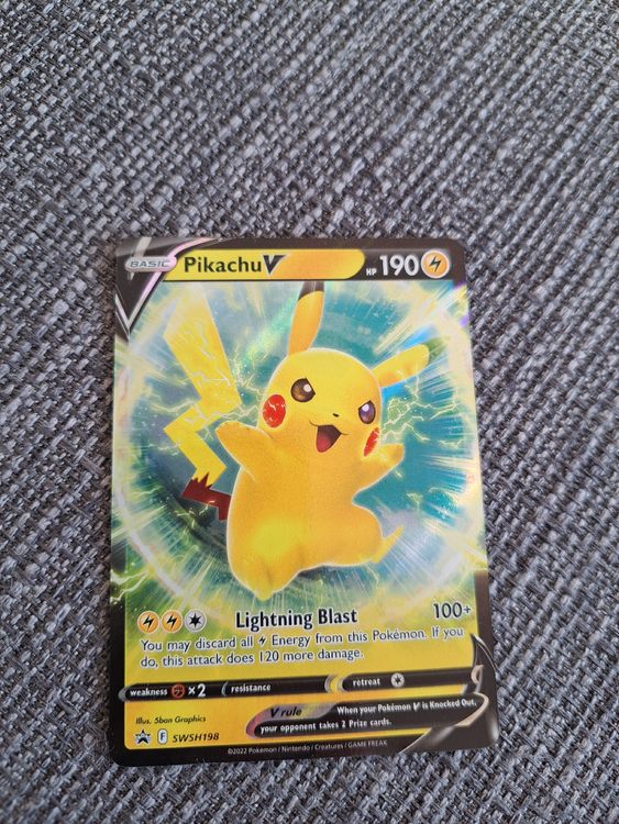 Carte Pokemon Pikachu V 190/198 | Kaufen auf Ricardo