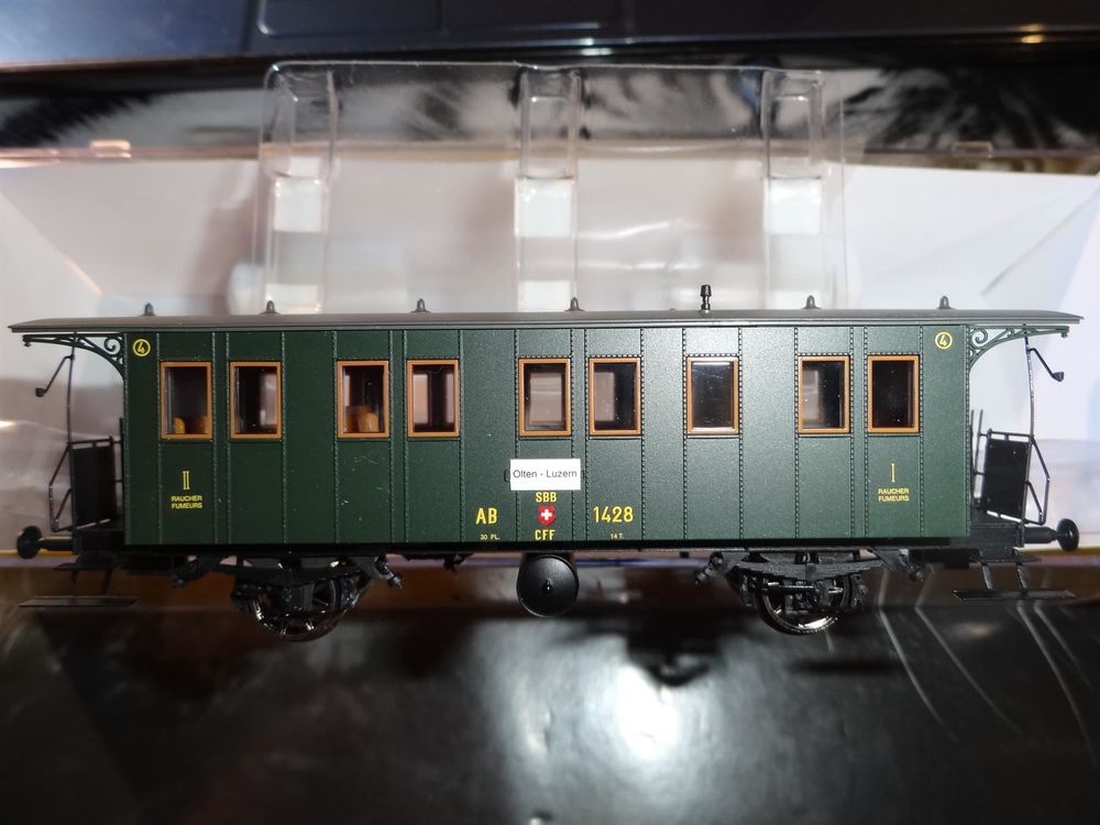 BRAWA Personenwagen SBB 45603 1. + 2. Kl (Neu und originalverpackt) in ...