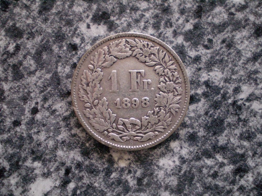 1 Fr.1898 !!! Rar !!! ab 1.- !!! (Gebraucht) in Dierikon für CHF 4 – mit Lieferung auf Ricardo ...