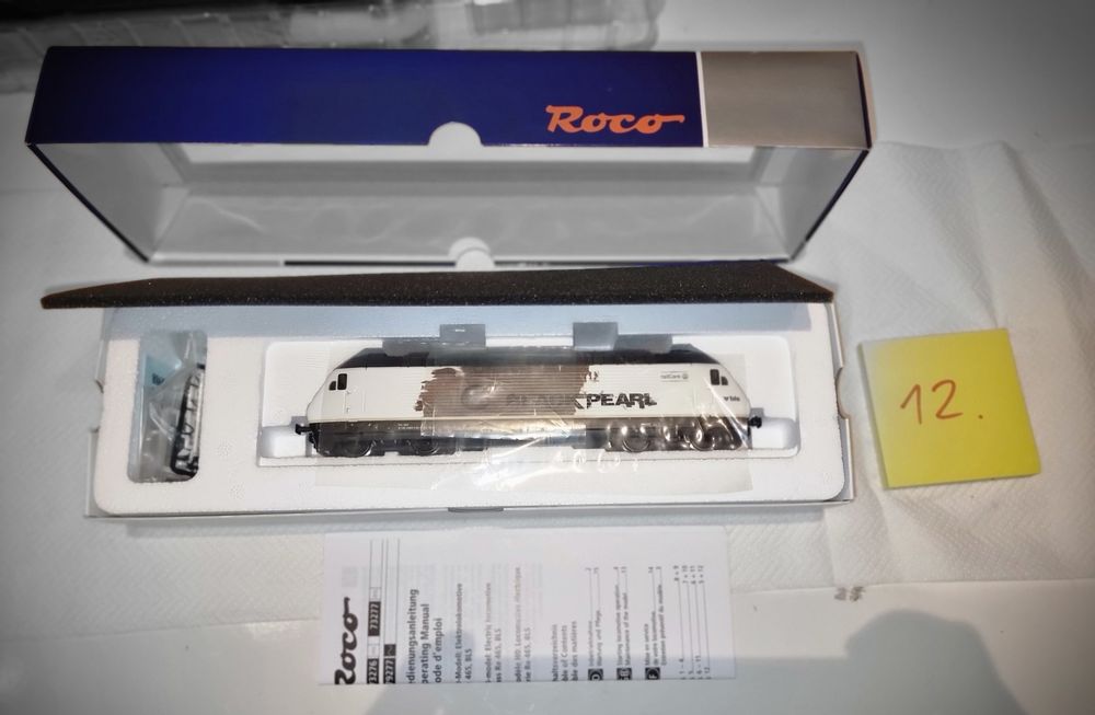 Roco 73277 Re 460 BLS BLACK PEARL - H0 DC digital mit Sound (Neu ...