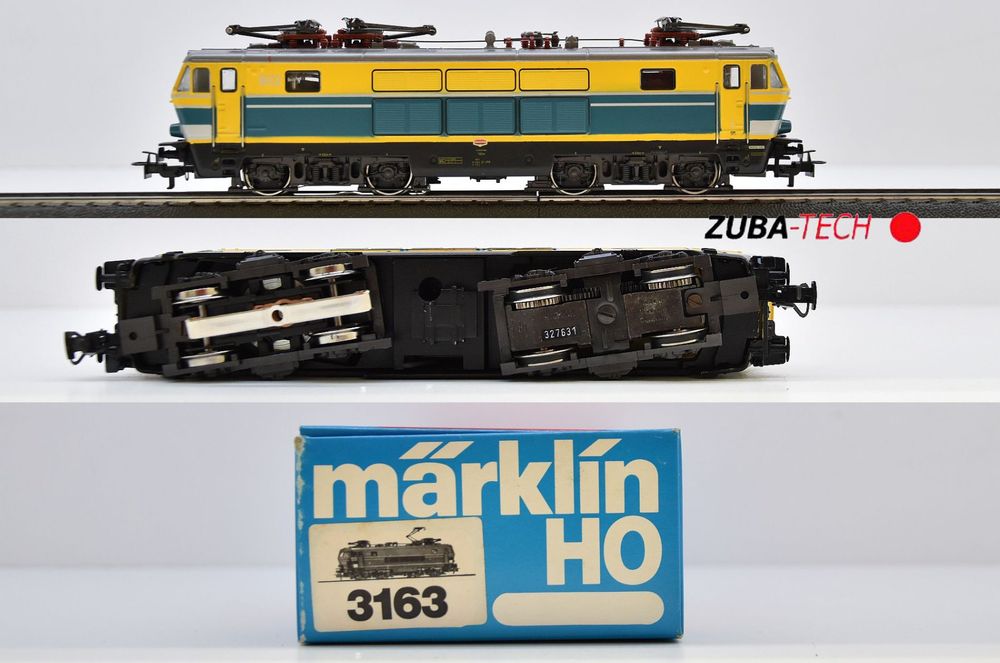 Märklin 3163 E-Lok Serie 1600 SNCB H0 WS Analog mit OVP | Acheter sur ...