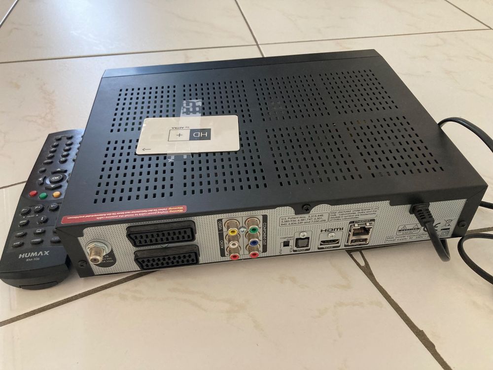HUMAX Satelliten Receiver, mit HD Karte und Fernbedienung (Gebraucht) in Confignon für CHF 20 ...