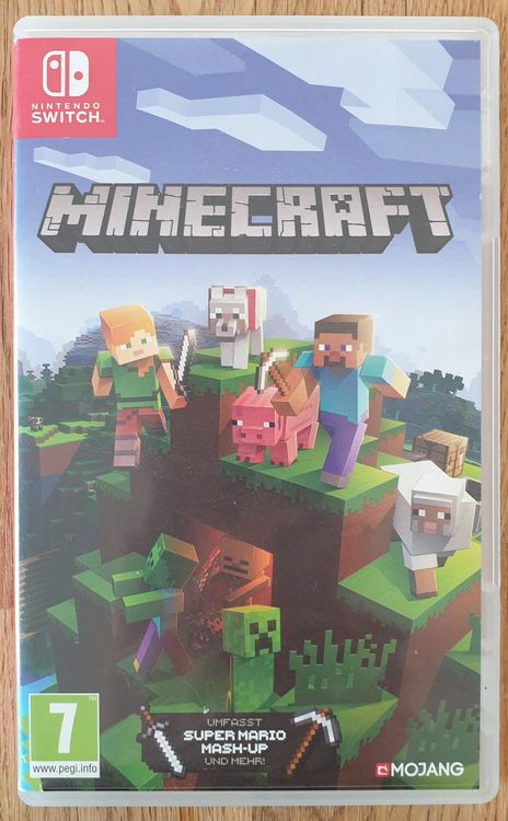 Nintendo Switch Minecraft umfasst Super Mario Mash-Up (Gebraucht) in ...
