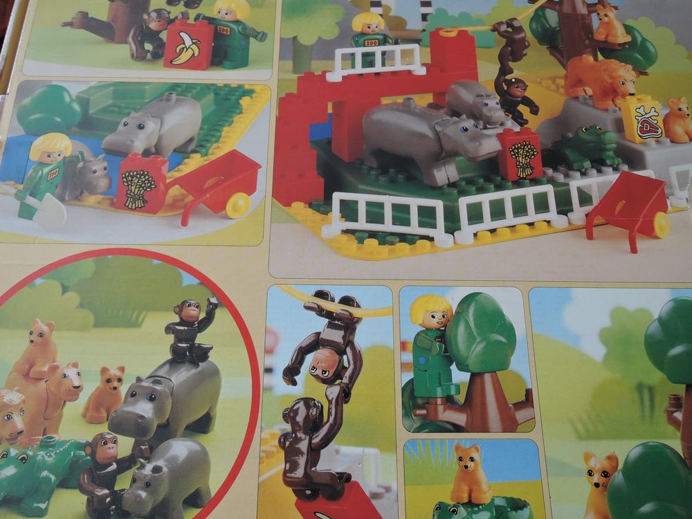 Lego Duplo Bauklötzchen - 2668, Zoo Tierpark mit 3D-Platte | Kaufen auf Ricardo