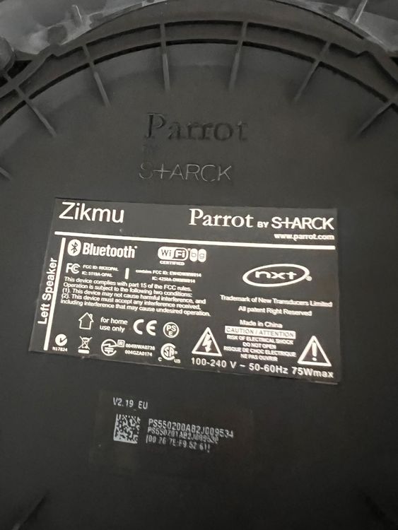 Zikmu Parrot by Starck Wireless Hi-Fi | Kaufen auf Ricardo