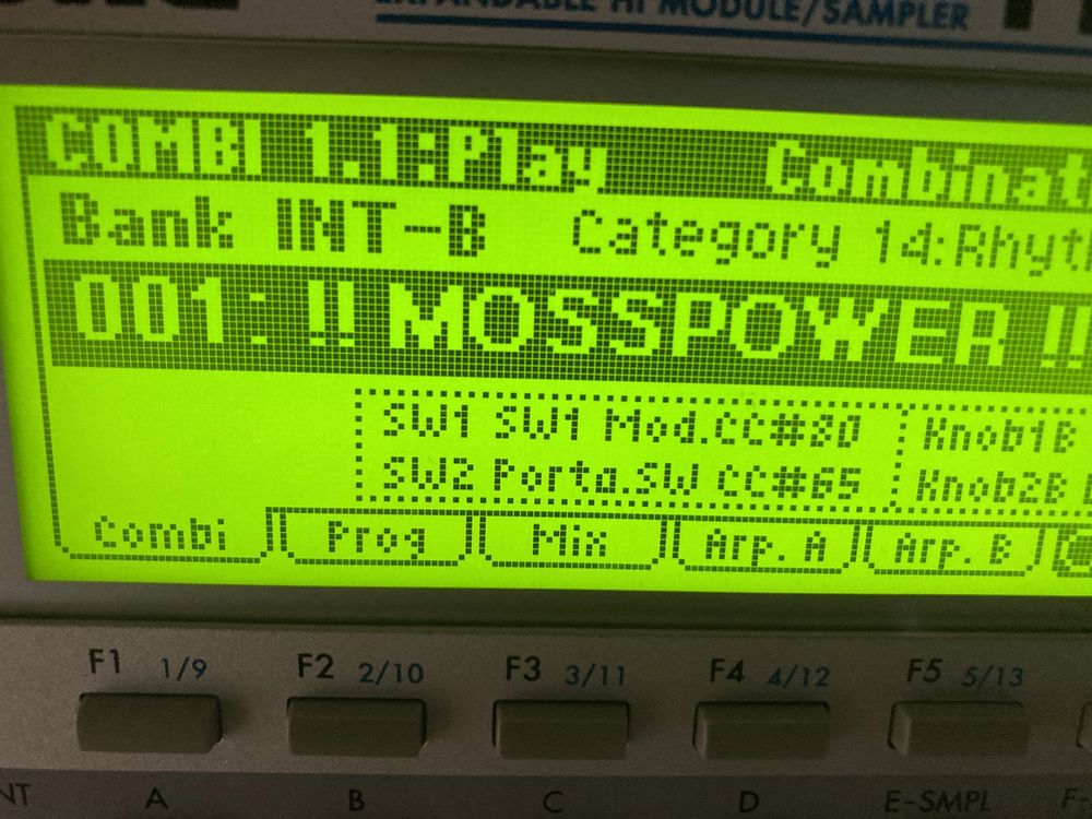 Korg EXB-MOSS Board für Triton und Karma Synthesizer (Z1) (Gebraucht ...
