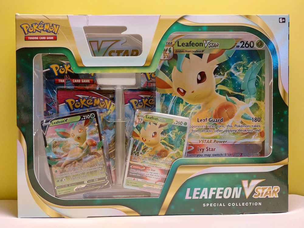 Pokémon TCG Leafeon V Star Special Collection (Neu und originalverpackt ...