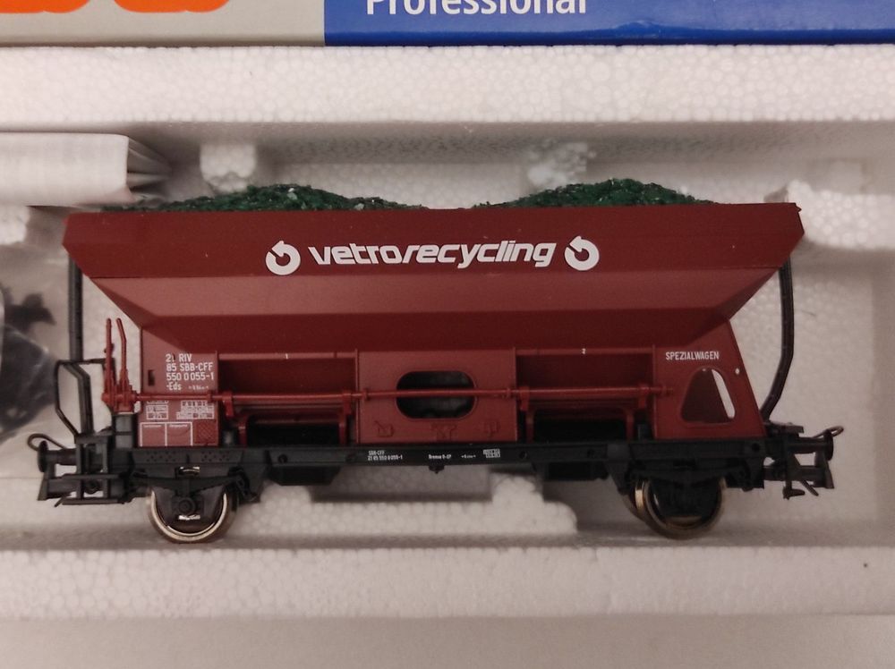 Selbstentladewagen "Vetrorecycling" der SBB von Roco H0, GS (Neu und ...