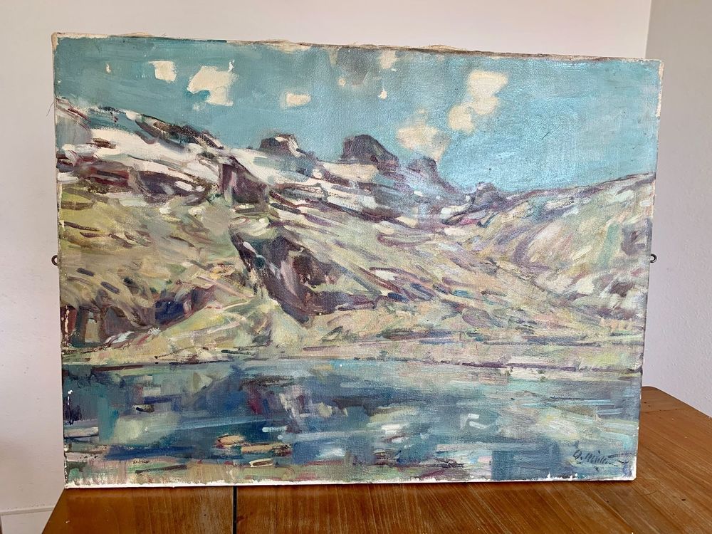 Original CH Walter Emil Müller Ölgemälde 1942 | Kaufen auf Ricardo