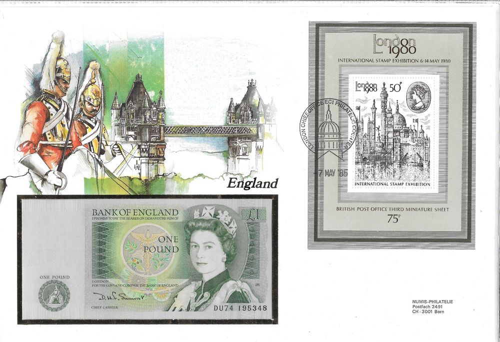 Notenbrief England 1985 (Gebraucht) in Zürich für CHF 2 – mit Lieferung ...