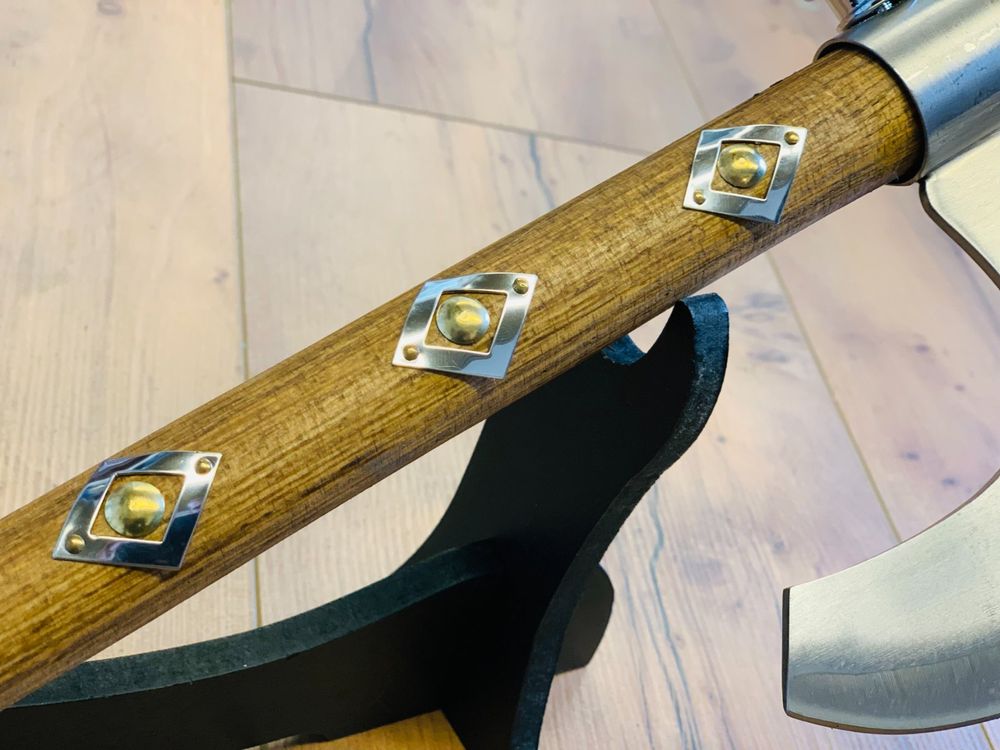 Indianer Messer AXT Friedenspfeife Häuptling Sitting 47cm (Neu und ...