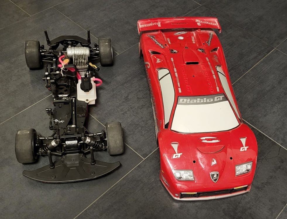 Schene HPI LAMBO 1/8 4WD wie neu sher seltenes (Gebraucht) in islikon ...