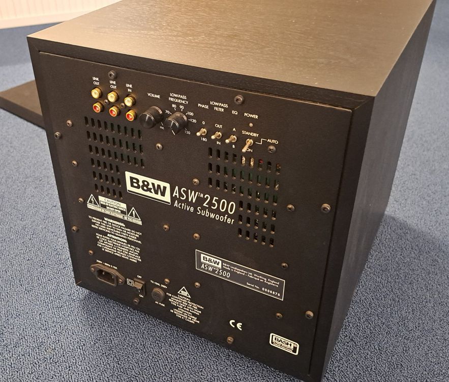 Bowers & Wilkins ASW 2500 Aktiv Subwoofer | Kaufen auf Ricardo
