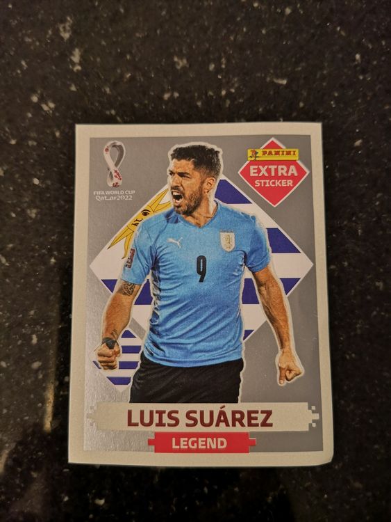 Panini WK 2022 Extra Sticker Luis Suarez Silber | Kaufen auf Ricardo