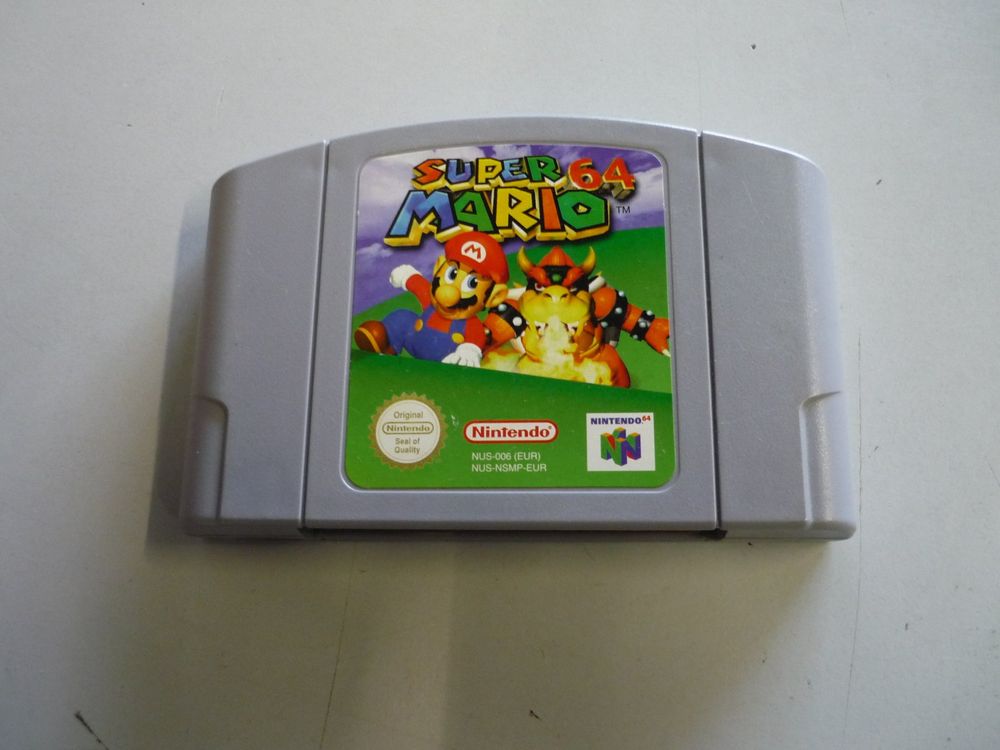 Nintendo 64 - Super Mario 64 - Neuwertig TOP - Game N64 (Gebraucht) in ...