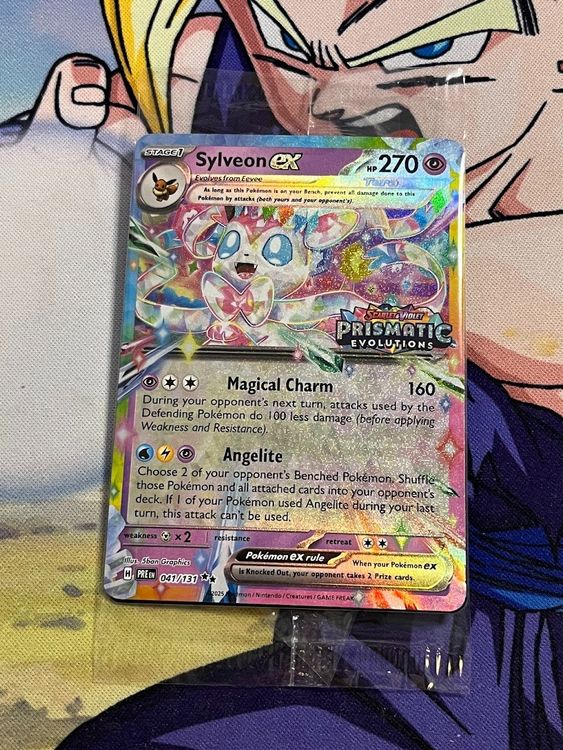 Pokemon sylveon suprise box Stamp Prismatic Evolutions (Neu (gemäss ...