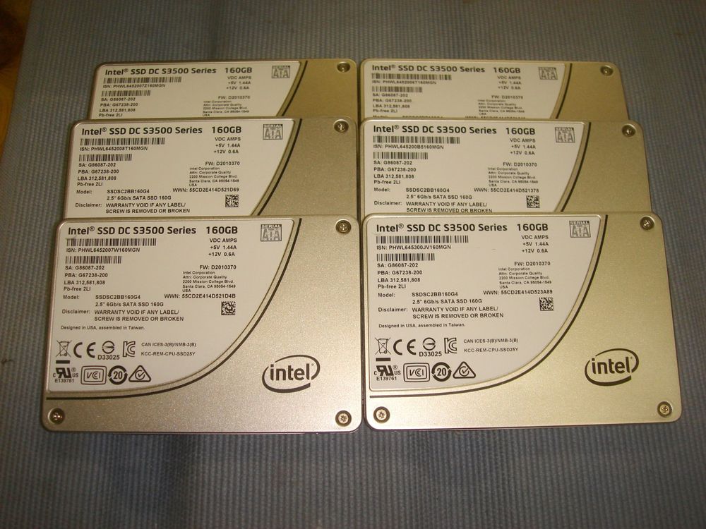 1 stück 160gb ssd. Intel. Details siehe Bildern. Noch 5. (Gebraucht) in ...