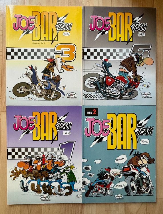 Joe Bar Team Motorrad Funny Comic Ehapa:1-3,5 top Zustand (Gebraucht ...