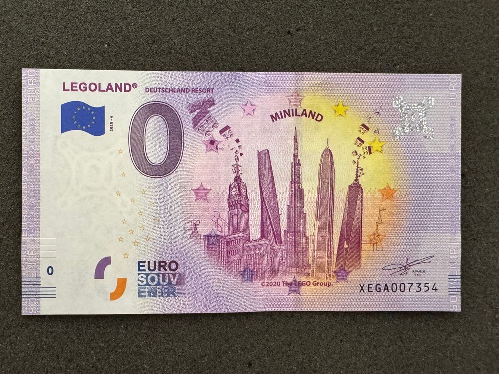 0 Euro Banknote Deutschland Legoland Miniland (Gebraucht) in Reitnau ...