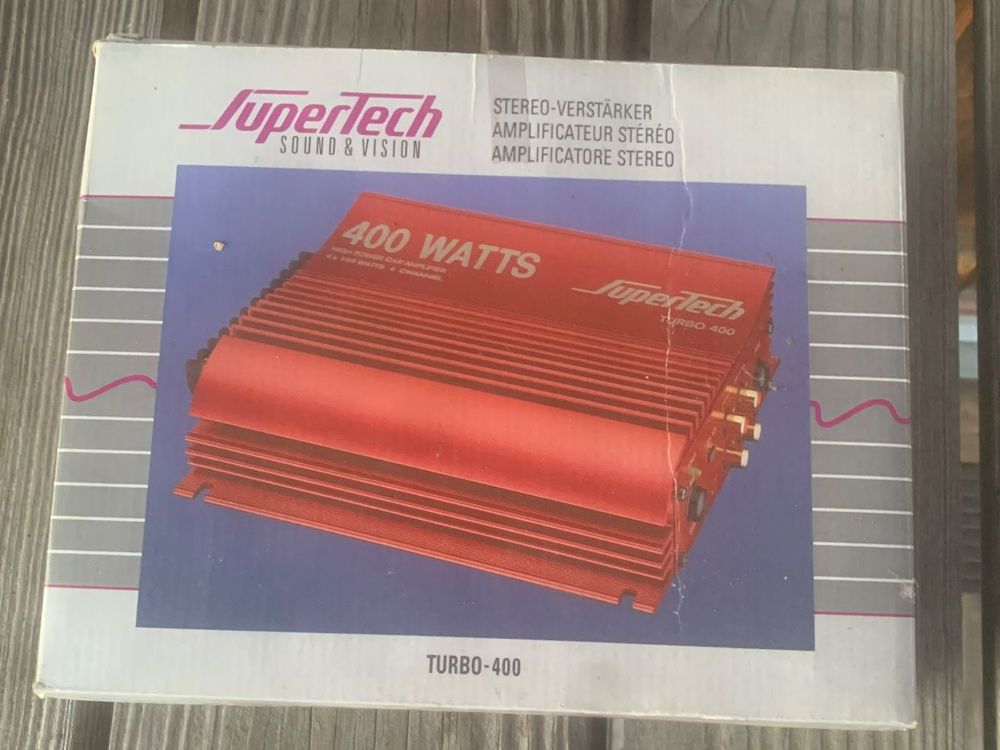 SuperTech Stereo-Verstärker Turbo 400 | Kaufen auf Ricardo