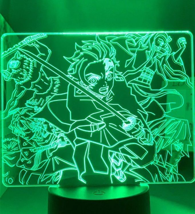 Anime 3D Led Lampe - Demon Slayer Team | Kaufen auf Ricardo