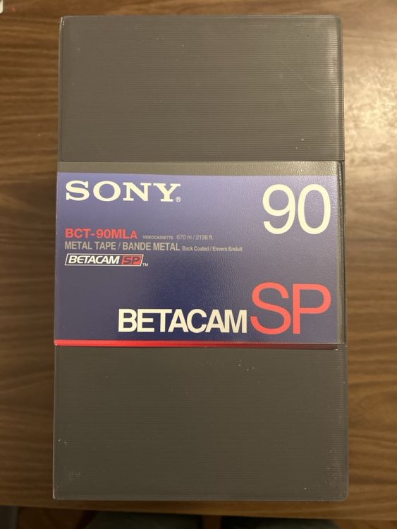 Sony Betacam SP 90 tapes (Neu und originalverpackt) in Lausanne für CHF ...
