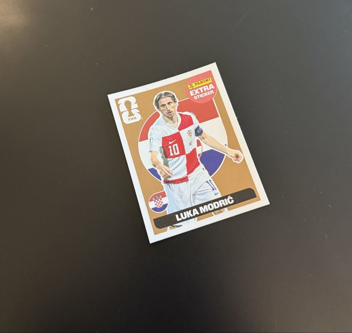 Luka Modric Gold Panini Extra Sticker WM 2026 (Neu (gemäss Beschreibung ...