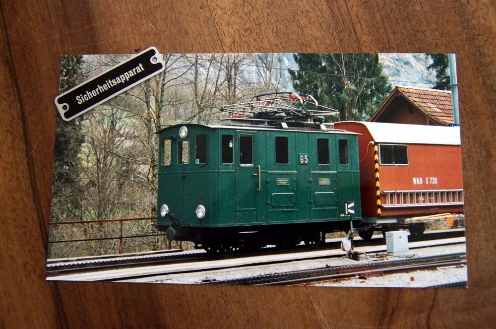 BOB/WAB He 2/2 Nr. 65 mit WAB X 730 (Foto) (Gebraucht) in Schönenwerd für CHF 6 – mit Lieferung ...