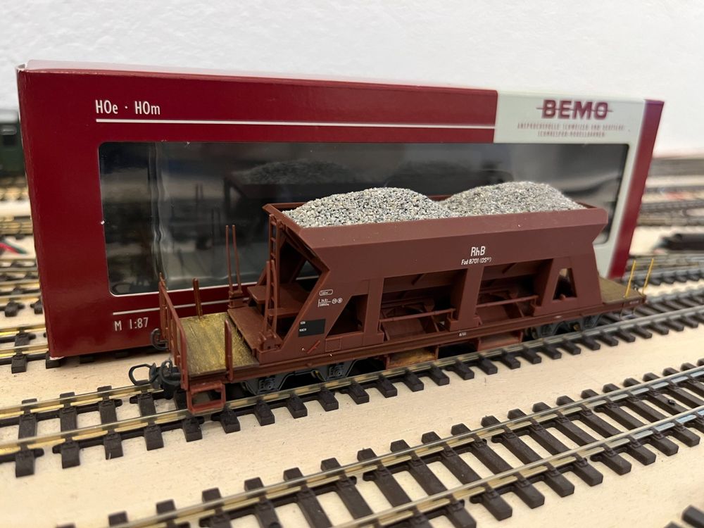 Bemo 2287 100 - RhB Fad 8701 (OS 6t) (Gebraucht) in Rickenbach b. Wil ...