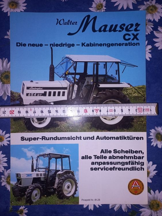 Oldtimer Traktor Prospekt Lamborghini 654 235 503 603 Mauser (Neu (gemäss Beschreibung)) in ...