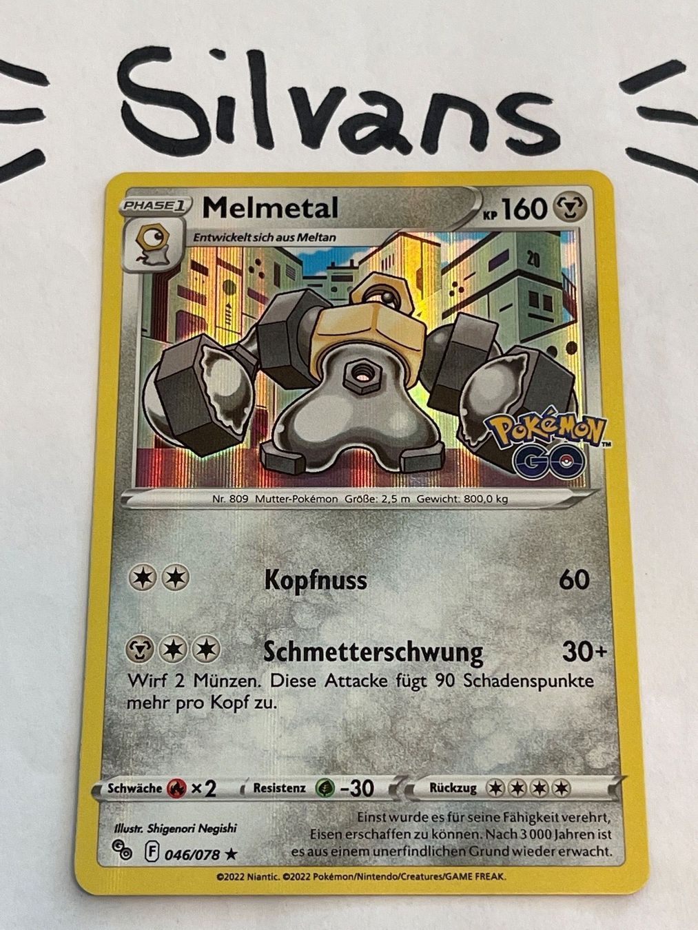 Melmetal Holo 046/078 Pokemon GO Deutsch (Neu (gemäss Beschreibung)) in ...