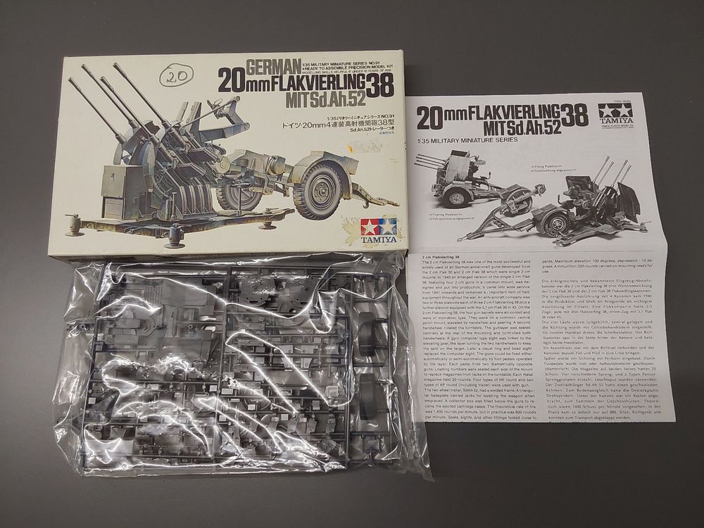Tamiya Modellbausatz Flakvierling 38, neu | Kaufen auf Ricardo