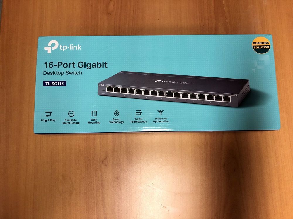 Desktop Switch 16 port Gigabit TL-SG116 | Kaufen auf Ricardo